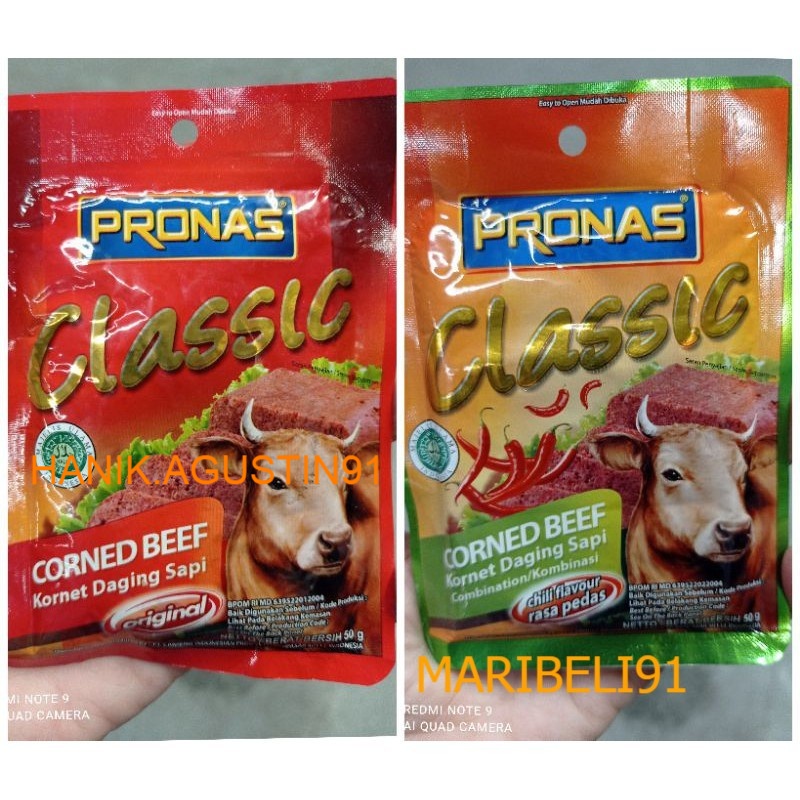 Pronas Corned Beef Sachet 50 Gr | Shopee Malaysia