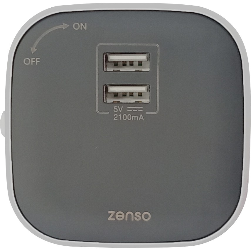 ZENSO - Z.Line Adapters 13A Socket , USB Charging Outlet , Universal ...