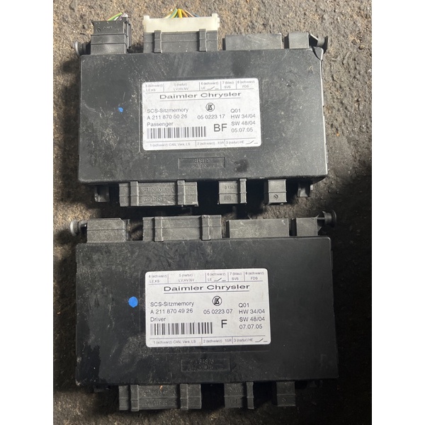 Mercedes w212,w204,w211 seat control module | Shopee Malaysia
