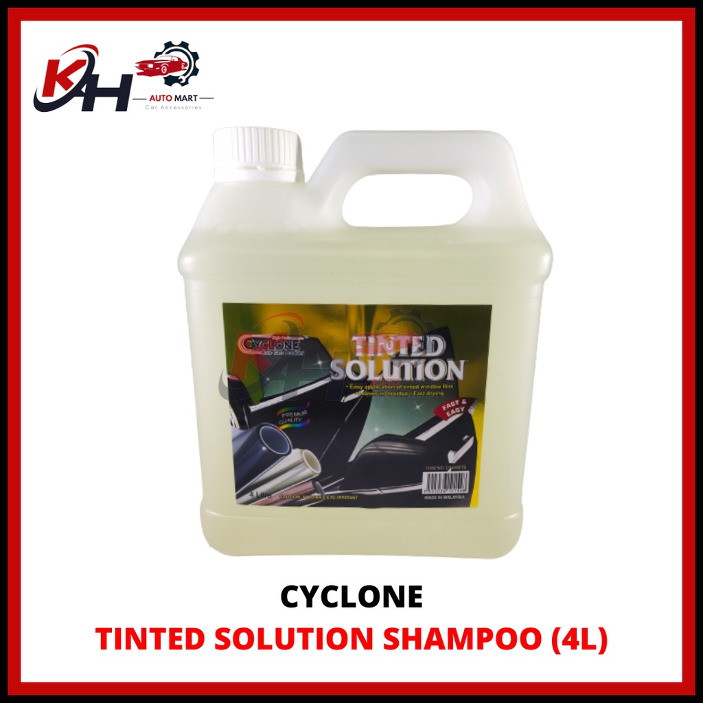 ACE / CYCLONE TINTED FILM SOLUTION SHAMPOO (2L/4L) 100% MADE IN ...