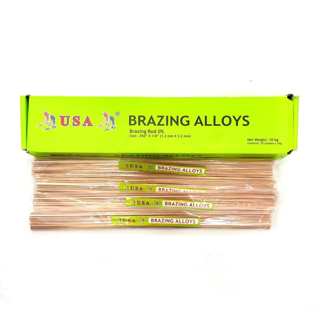 USA Copper Brazing Alloy Rod / Welding Rod 0% Silver Phos Copper Rod ...