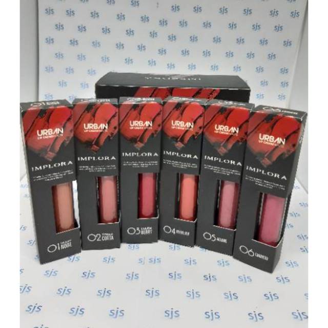Implora Lip Cream Matte Urban 12 Colors Original Bpom | Shopee Malaysia