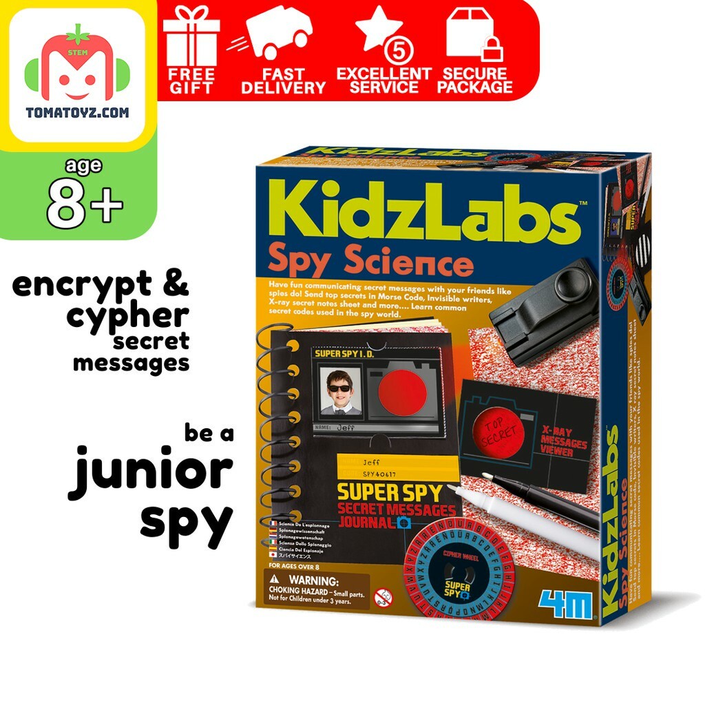 [READY STOCK MSIA] 4M KidzLabs Spy Science - STEM - Educational - Toy ...
