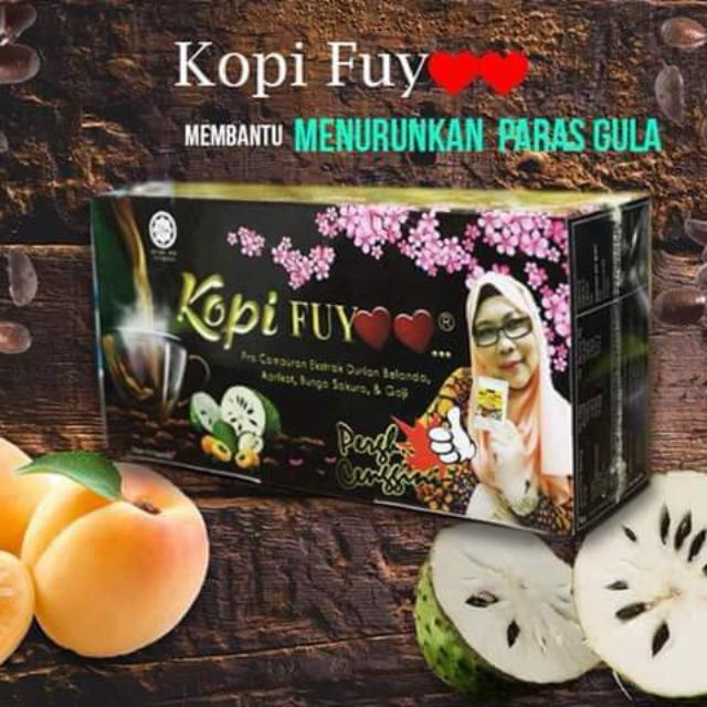 KOPI FUYOO REEZQA Original 💯 Stevia, Durian Belanda, Goji, Aprikot 🌿 ...