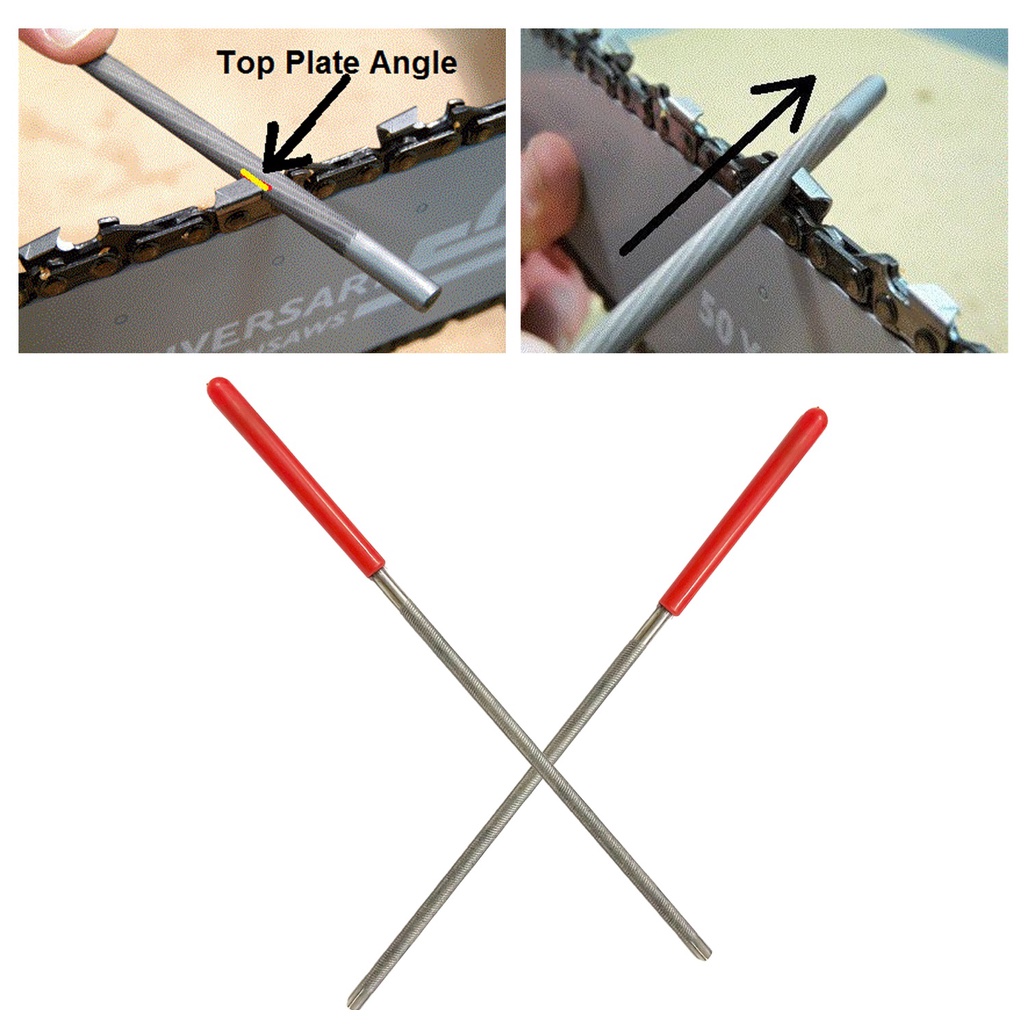 4inch Chain Saw File Sharpener Chain Saw With Rubber Holder 4mm ...