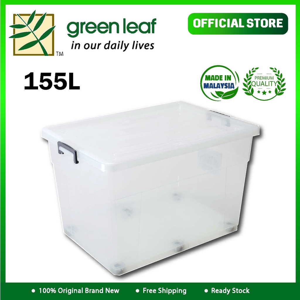 Greenleaf Kotak Simpanan Siri Lutsinar,Transparent Series Storage Box ...
