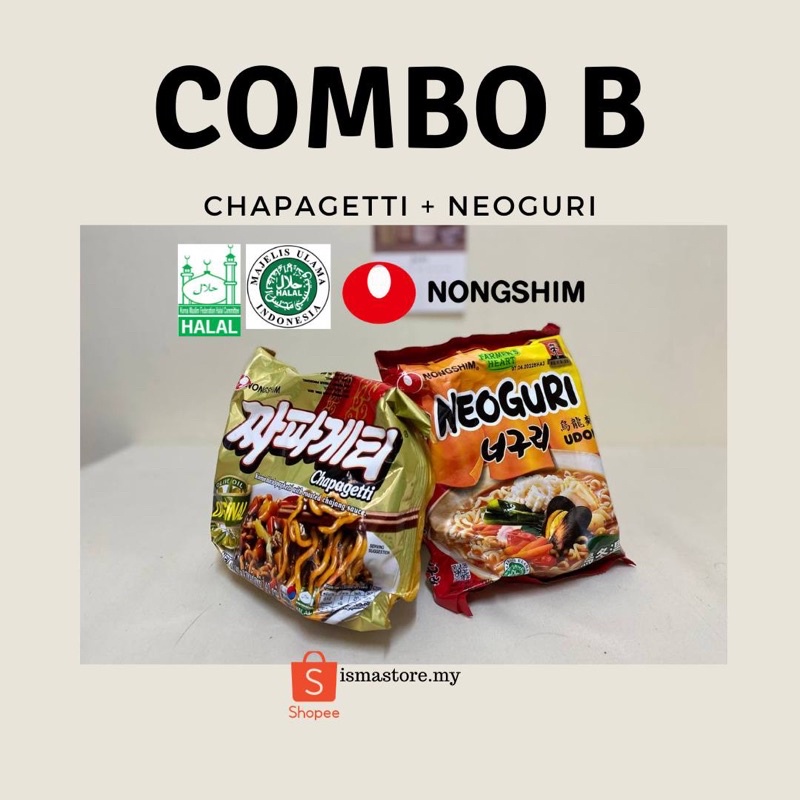 COMBO B HALAL CHAPAGURI CHAPAGETTI +NEOGURI | Shopee Malaysia