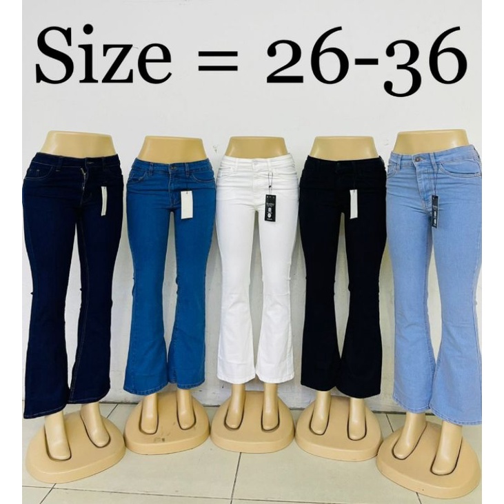 🌈WOMEN'S BOOTCUT🌈SELUAR BOOTCUT VIRAL DENIM HIGH QUALITY KAIN TEBAL ...