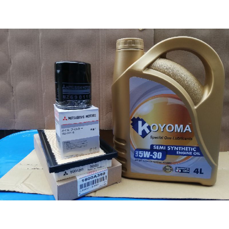 MITSUBISHI ATTRAGE , MITSUBISHI MIRAGE OIL FILTER + AIR FILTER + KOYOMA ...