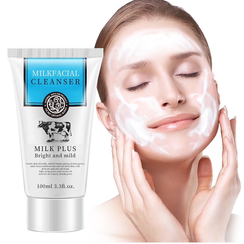 MILK PLUS Milk Facial Cleanser Bright And Mild Skincare Beauty | Shopee ...