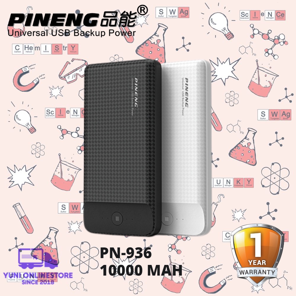 Pineng PN-936 10000mAh Powerbank PN936 10000mAh PN 936 Power Bank ...