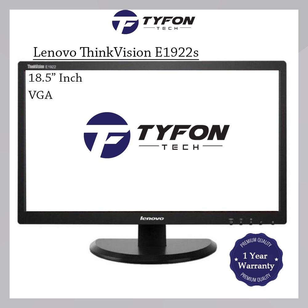 Lenovo 18.5" Inch LED Monitor ThinkVision E1922s (Refurbished) | Shopee ...