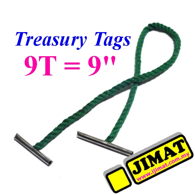 Book Treasury Tags Tali Hijau (4T / 5T / 6T / 7T / 8T / 9T / 10T / 12T ...
