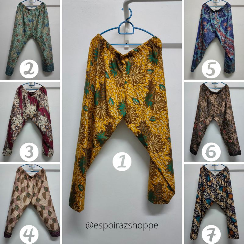 Seluar Batik Unisex Free Size | Shopee Malaysia