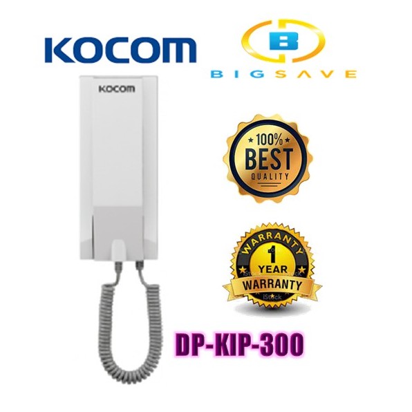 KOCOM DP-KIP-300 DOORPHONE AUDIO INTERCOM (INTERCOM) | Shopee Malaysia