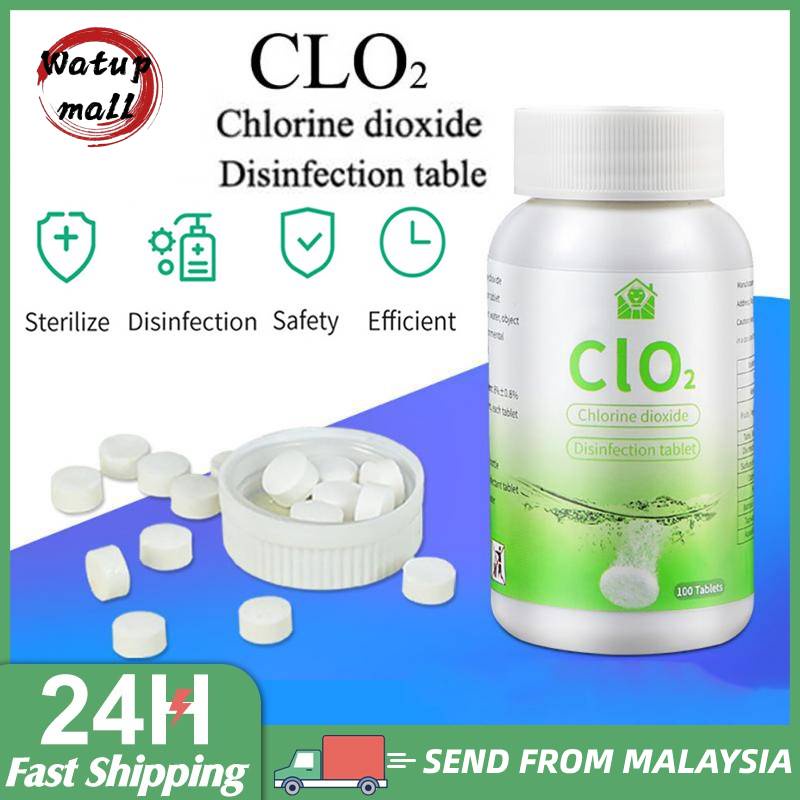 Ready Stock🔥 Efficient 99.9% CLO2 Chlorine Dioxide Effervescent tablet ...