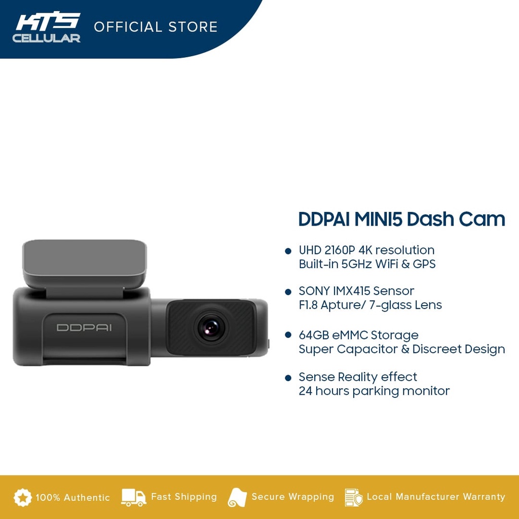 DDPAI Mini5 Dash Cam - Original 1 Year Warranty by DDPAI Malaysia ...