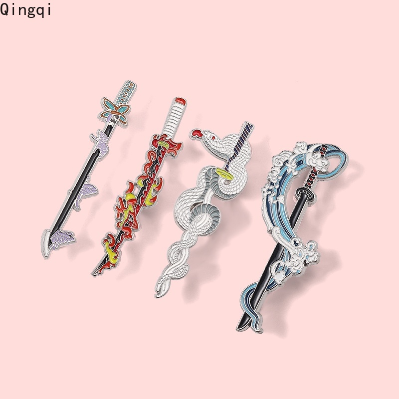 Demon Slayer Kimetsu No Yaiba Enamel Pin Fashion Badge Brooches Clothes ...