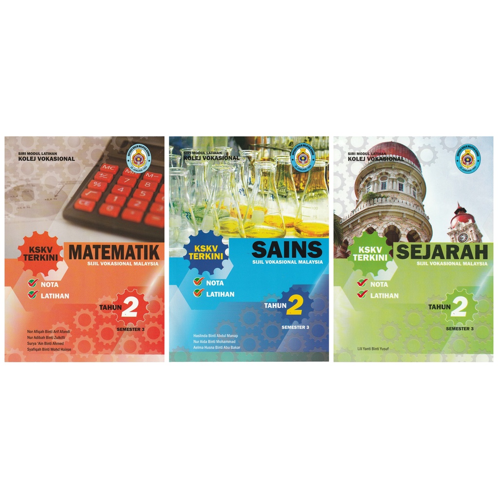 SIRI MODUL LATIHAN KOLEJ VOKASIONAL (SKV) TAHUN 2 SEMESTER 3 | Shopee Malaysia