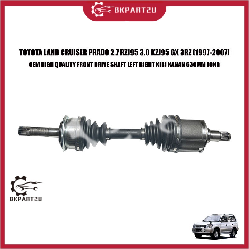 TOYOTA LAND CRUISER PRADO 2.7 RZJ95 3.0 KZJ95 GX 3RZ (1997-2007) FRONT ...