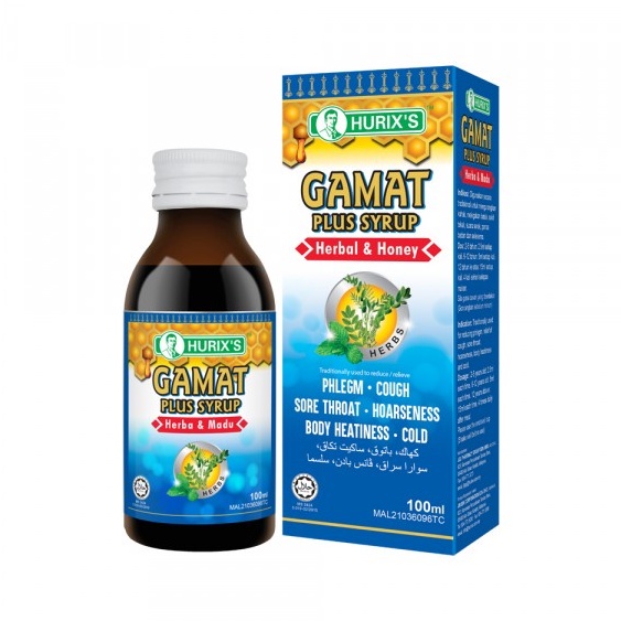 Hurixs Gamat Plus Herba & Madu Cough Syrup | Ubat Batuk (100ml ...