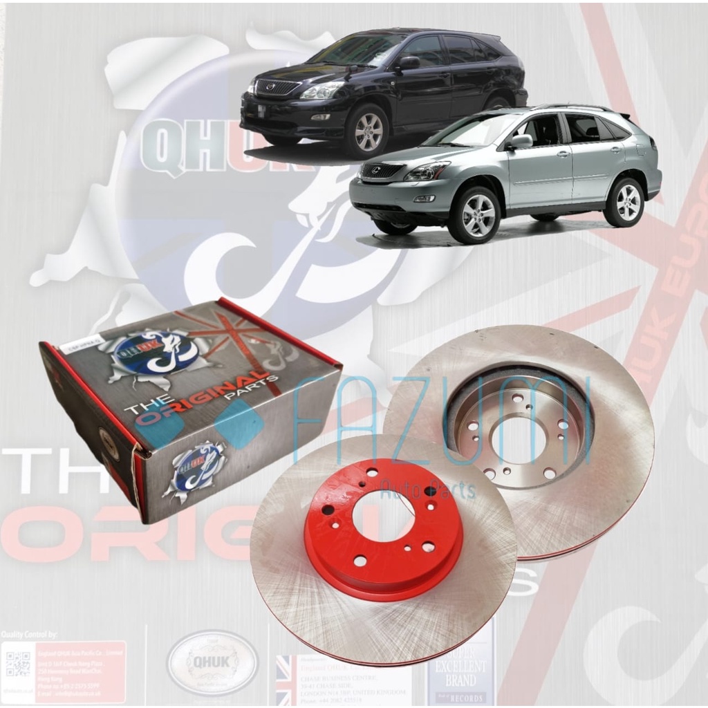 Toyota Harrier 2003/ Lexus RX300/RX300/RX400H Front(depan) QHUK Brake ...
