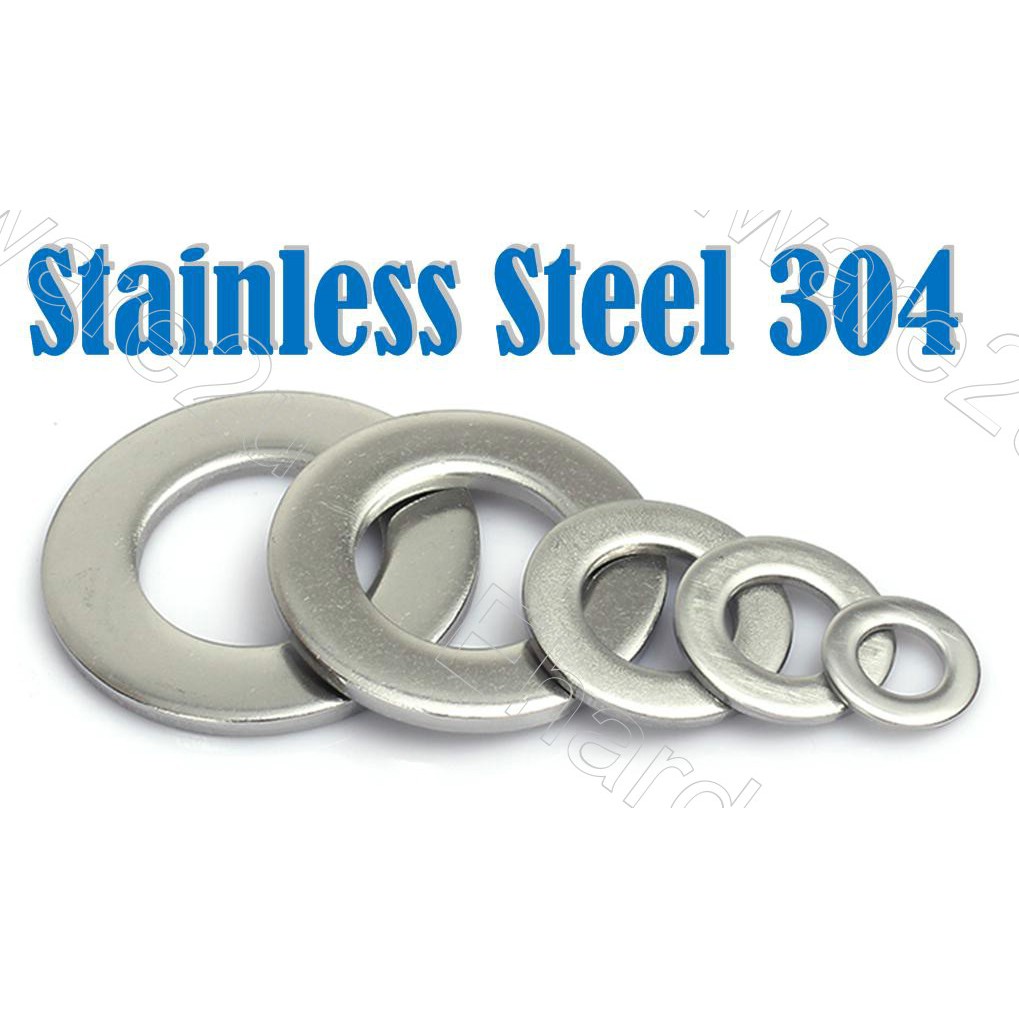 Stainless Steel 304 Flat Washer (FW-SS) | Shopee Malaysia