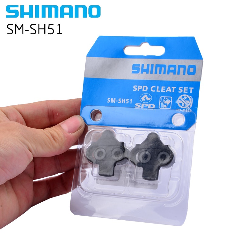 SHIMANO SPD SM-SH51 Cleats Pair Single Release/Multi-Release Pedal sh51 ...