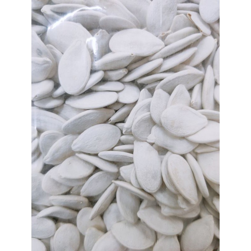 [200g] Kuaci Putih / Pumpkin Seeds White Kuaci Big Tasty White Melon ...