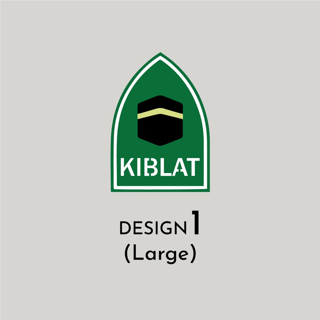 Penunjuk Arah Kiblat / Qiblat Sign / Penanda Kiblat Jenis Acrylic ...
