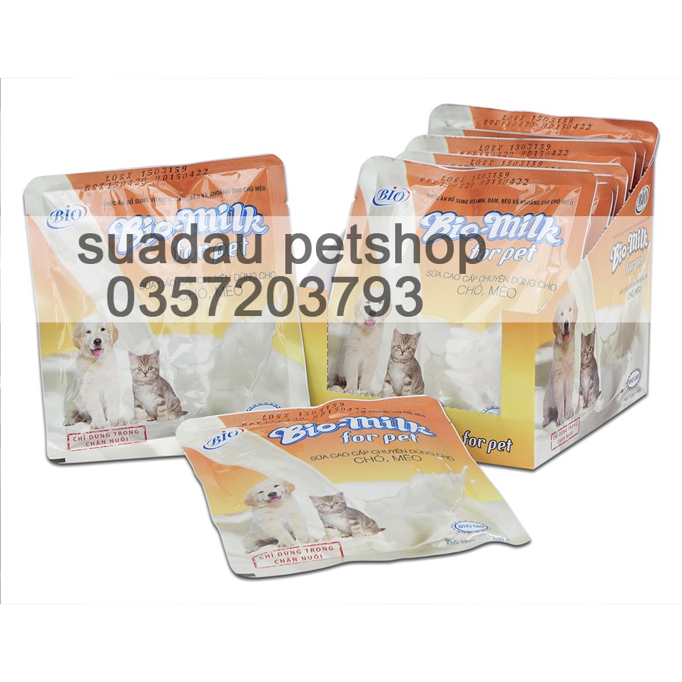 Bio milk premium powdered milk for dogs and cats_ 100g pack | Shopee ...