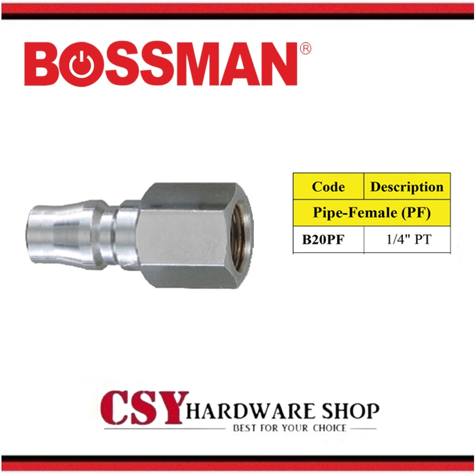 Bossman Quick Connect Coupling 5/16" / Air hose connector / penyambung ...
