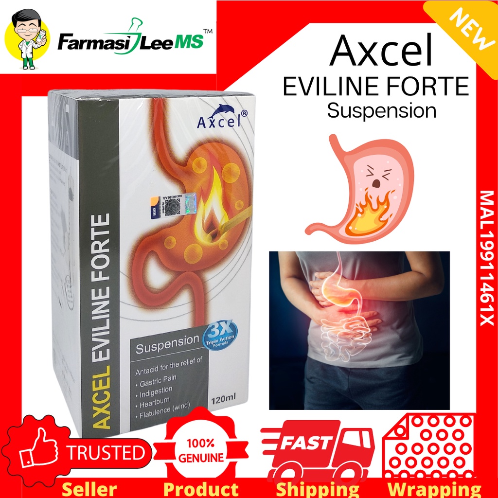 Axcel Eviline Forte Suspension 120ml (Exp 06/2025) | Shopee Malaysia