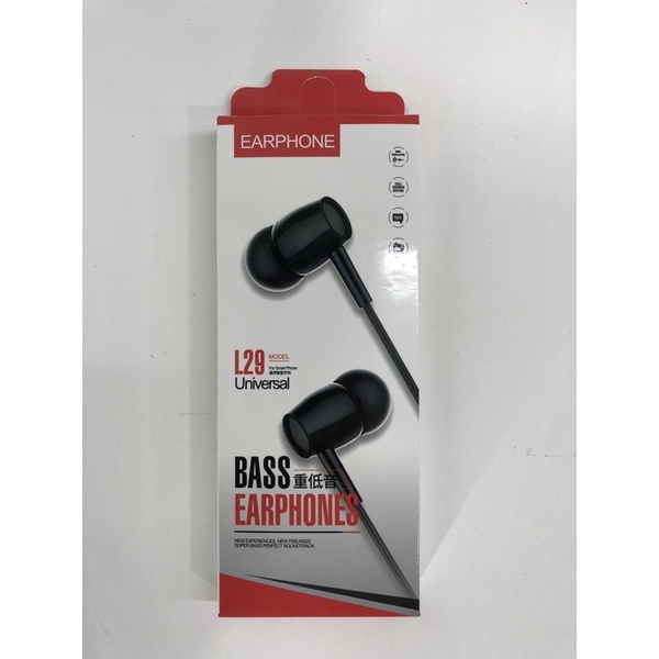 D21 Universal 3.5mm Dual Speakers Heavy Bass Dynamic In-ear Sport Wired ...