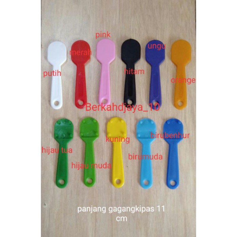 100pcs Thick Plastic Fan Handles 4 Holes Length 11cm/4-hole Fan Handles ...