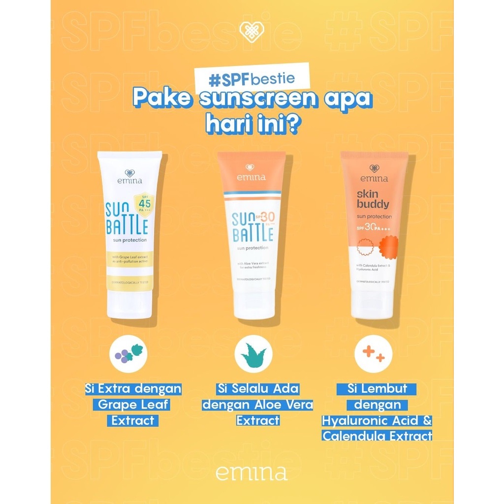 Emina Sunscreen Protection {EMINA Sun Battle | Emina Skin Buddy ...