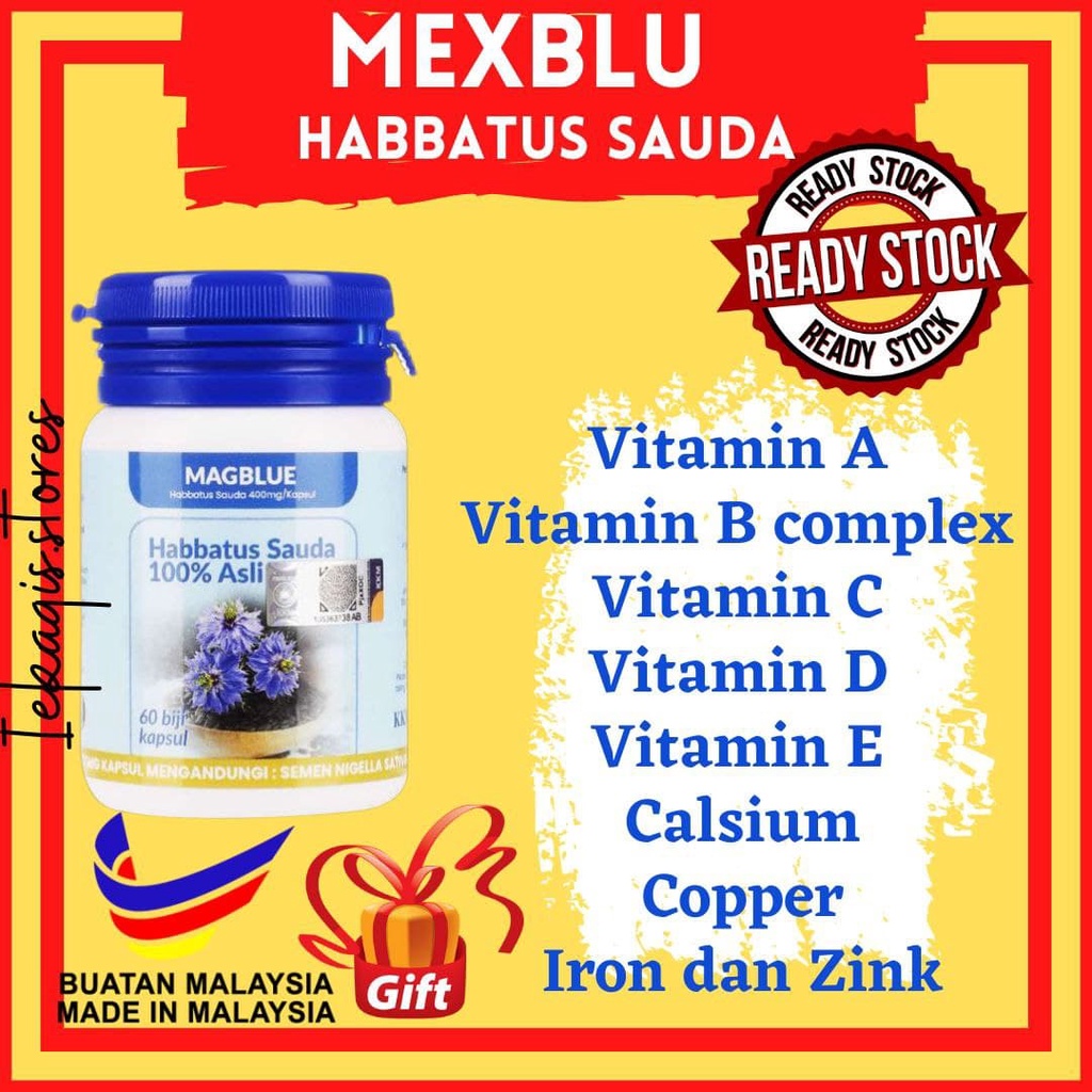 Habbatus Sauda Magic Blue Original Habatussauda Kapsul Magblue Black ...