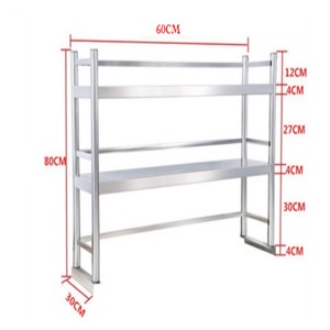 60CM/80CM TABLE TOP OVERSHELF/ RACK/ STORAGE ORGANIZER / BASIN RACK ...