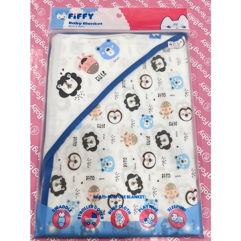 FIFFY BABY BLANKET (BLUE) | Shopee Malaysia