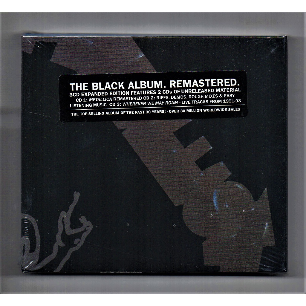Metallica - The Black Album Remastered ( 3 CD Expanded Edition Features ...