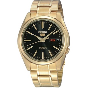 SEIKO 5 MECHANICAL AUTOMATIC GENTS GOLD PLATED * SNKL28K1 / SNKL38K1 ...