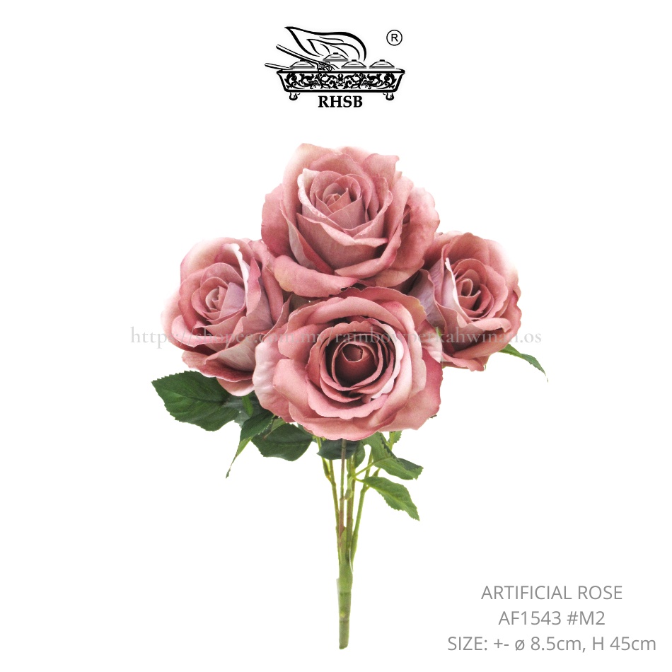 ARTIFICIAL VELVET ROSE /BUNGA ROSE /ARTIFICIAL FLOWER /BUNGA HIASAN ...