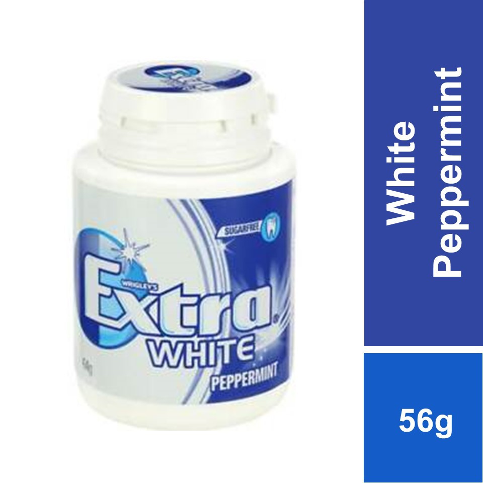 Wrigley's Extra White Peppermint Bottle 40s | Shopee Malaysia