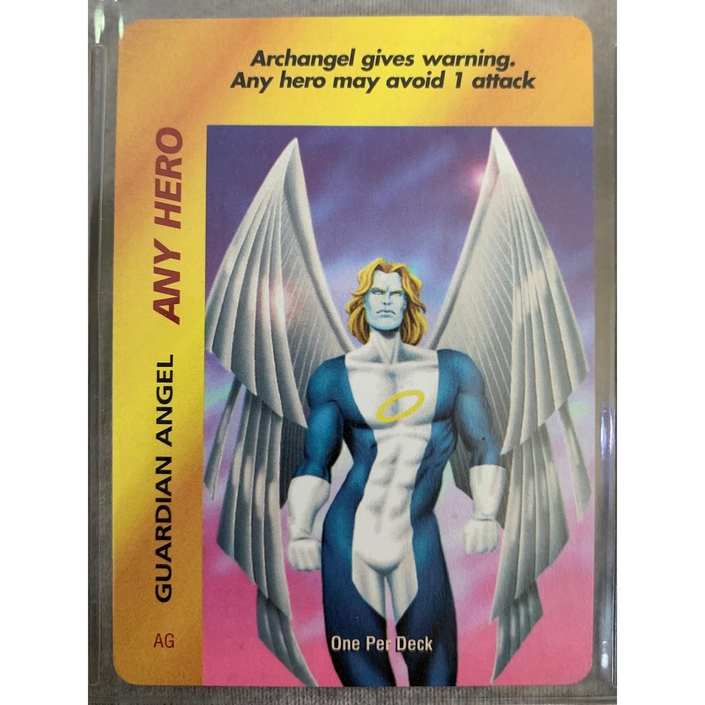 Marvel Overpower Card Game - Guardian Angel (Archangel X-Men) | Shopee ...