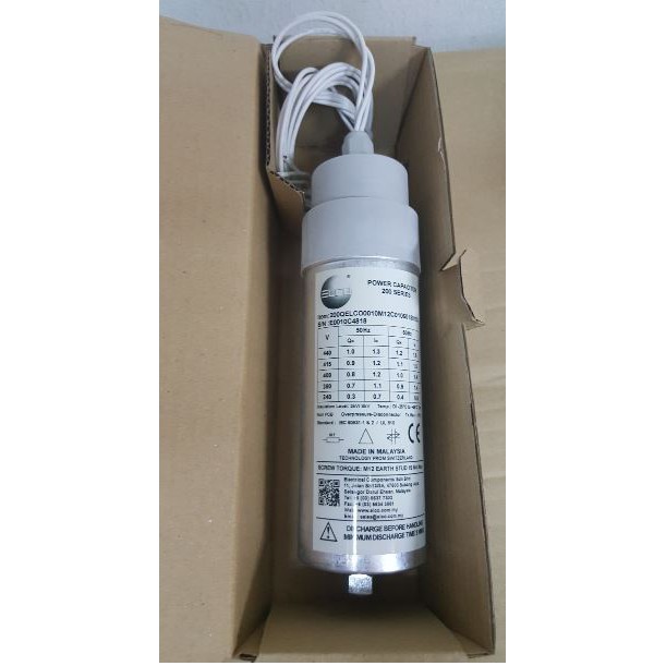 ELCO Capacitor cap bank 440v 525v power capacitor with cable | Shopee Malaysia