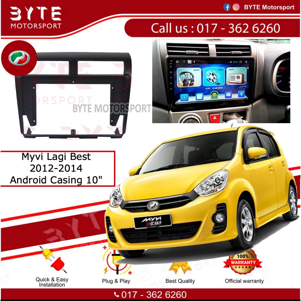 🇲🇾🔌Android Player Perodua Myvi Lagi Best 2012-2014 💯FOC Reverse Camera💯 ...