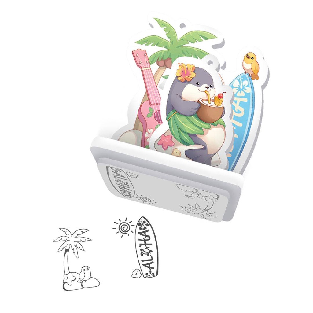 Lokamade Tropical Tails Stamp Block | Shopee Malaysia
