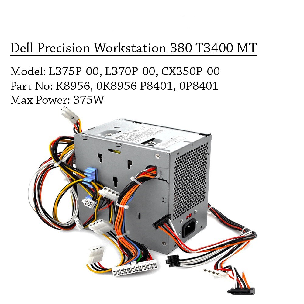 Dell Precision T3400 380 390 Dimension E521 9200 XPS 420 430 MT Power ...