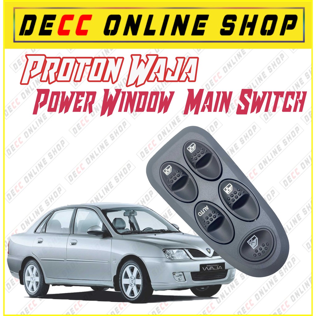 Proton Waja Power Window Main Switch ( Driver Side ) 🔥 | Shopee Malaysia