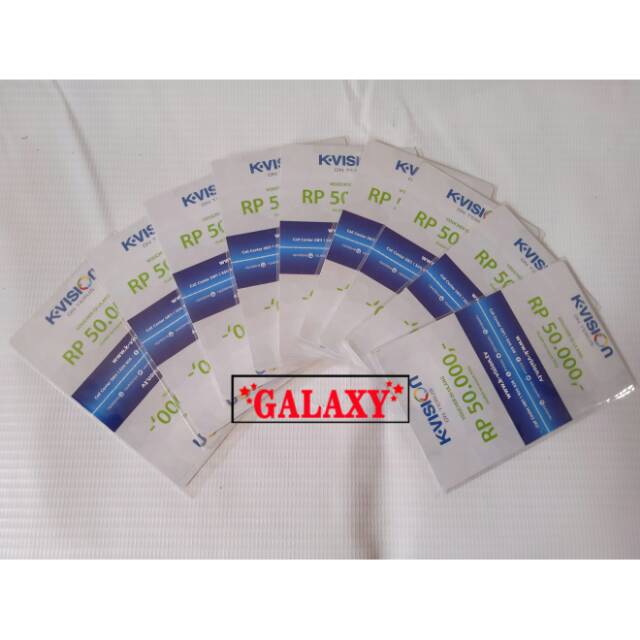 K-vision Physical Voucher 50,000 | Shopee Malaysia